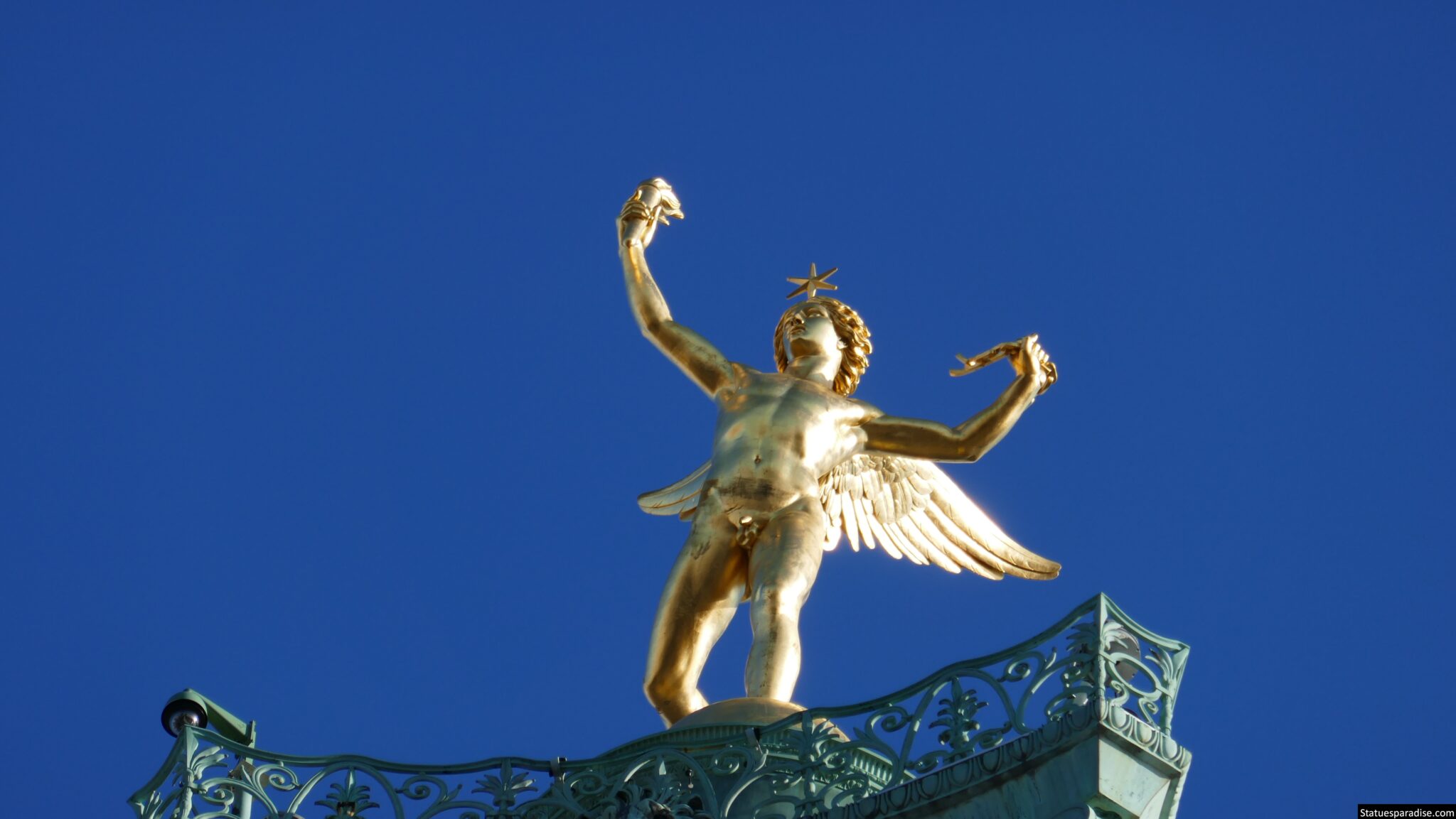 Statue of Genius of Freedom July Column – Statue du Génie de la liberté ...