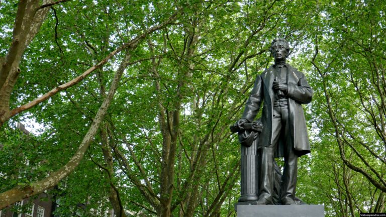 Statue of Thorbecke – Statue de Thorbecke – Amsterdam Thorbeckeplein ...