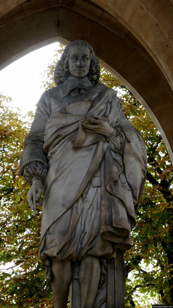Statue of Blaise Pascal – Statue de Blaise Pascal – Paris Square de la ...