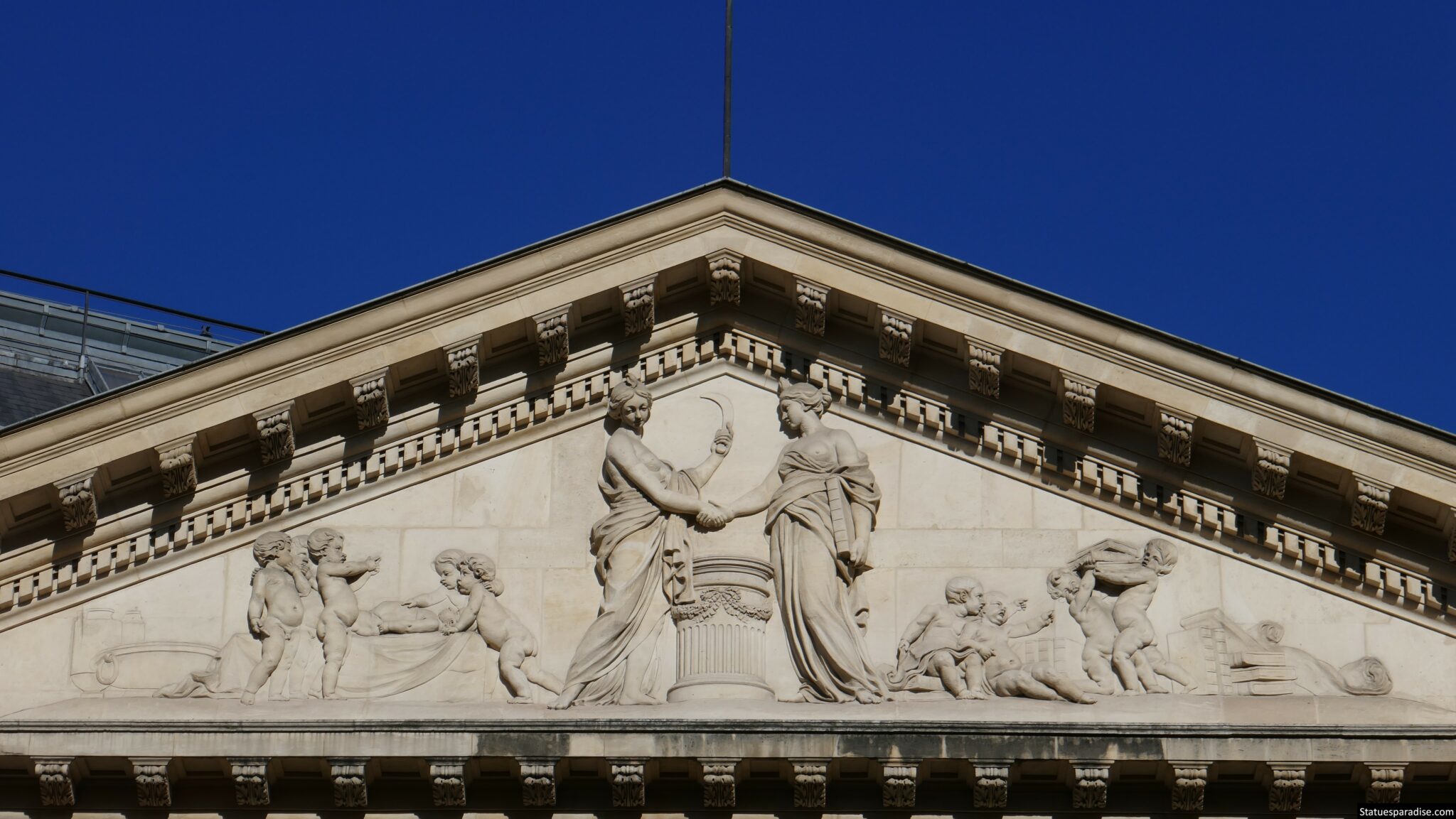 Statue of Bichat – Statue de Bichat Université René Descartes – Paris ...